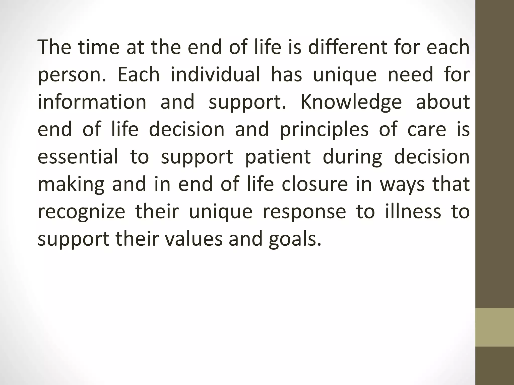 End of life care | PPTX