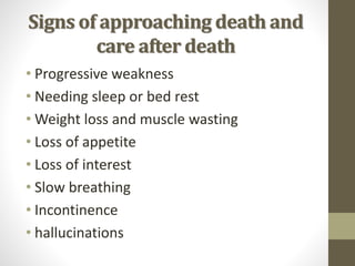 End of life care | PPTX