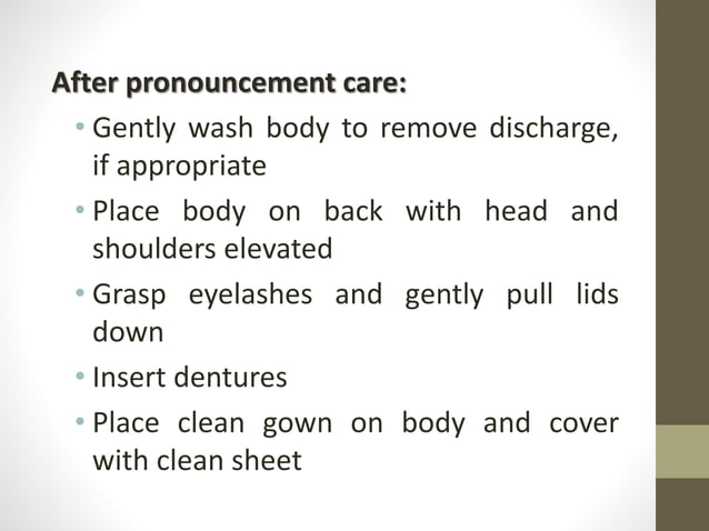 End of life care | PPTX