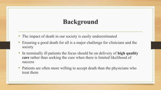End of life care | PPTX