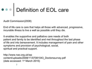 End of life care | PPT