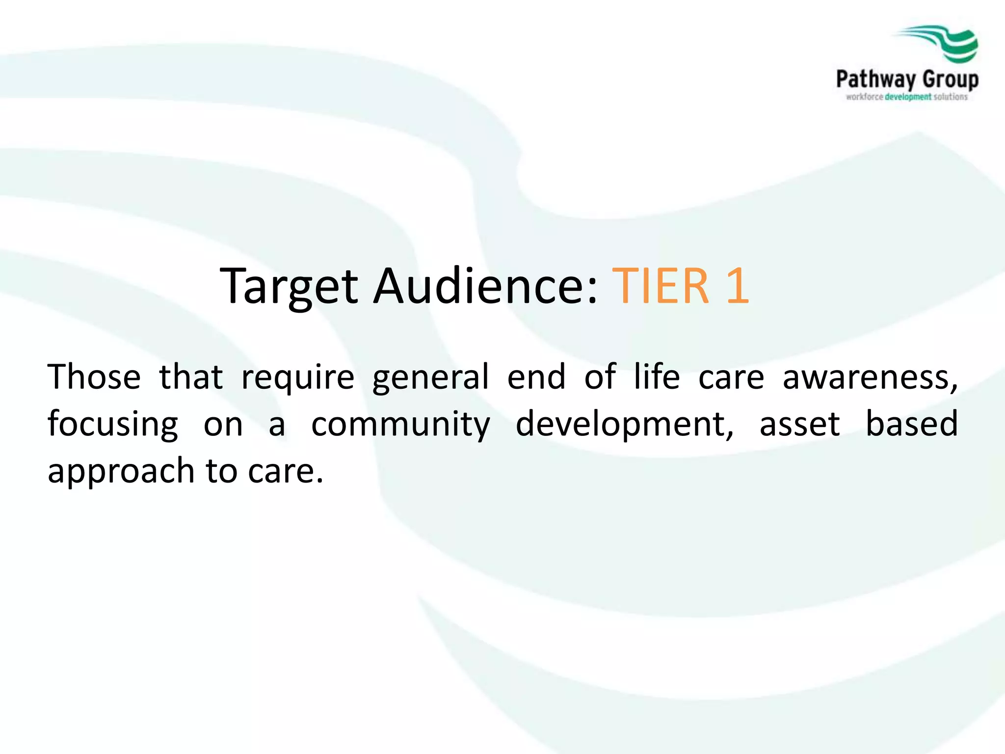 End of Life Core Skills Education & Training Framework: Key Learning ...