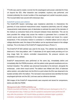 Endoflip after peroral_endoscopic_mytotomy_v0.1 | DOCX | Digestive ...