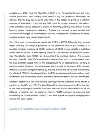 Endoflip after peroral_endoscopic_mytotomy_v0.1 | DOCX | Digestive ...