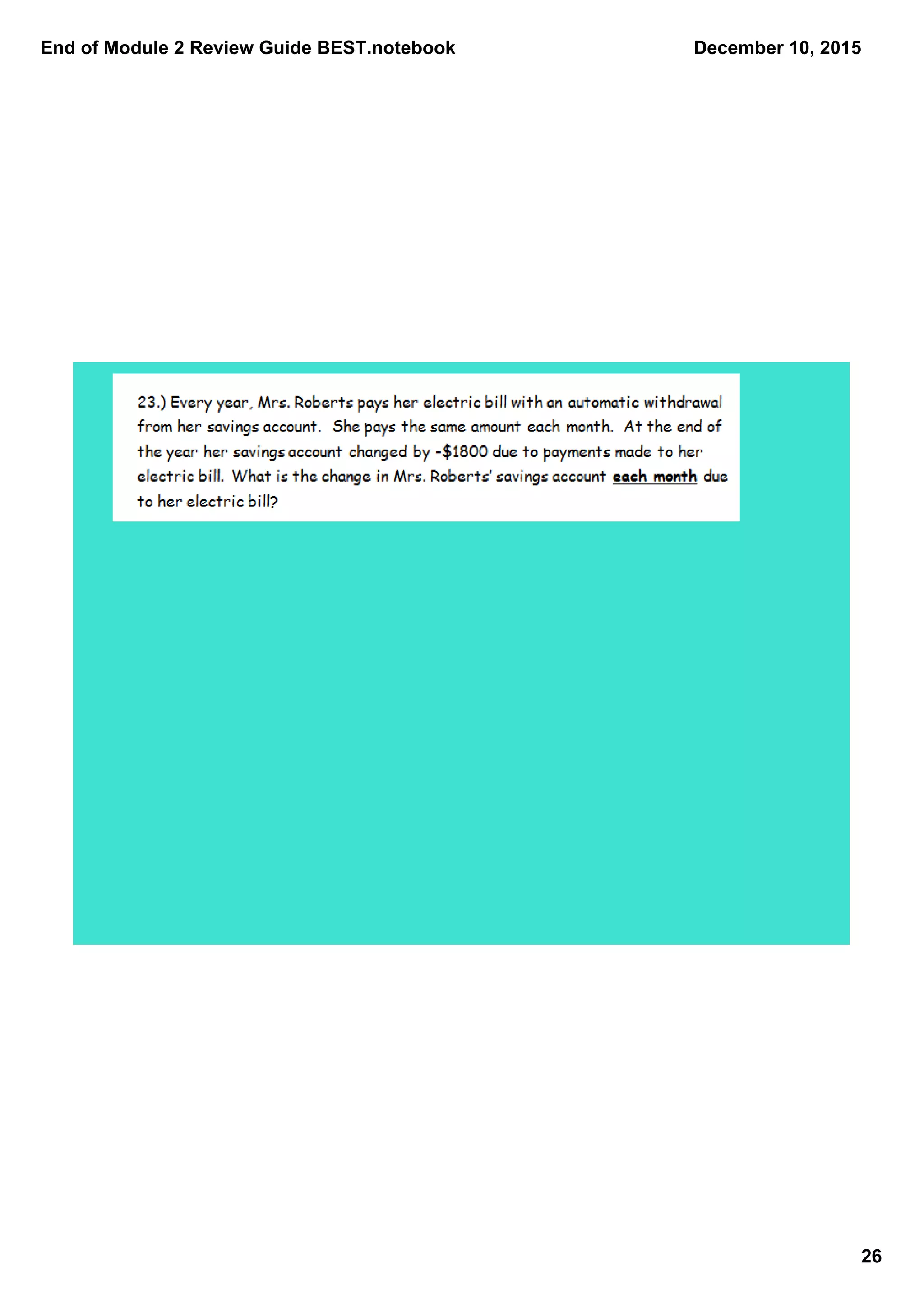 End of module 2 review guide best | PDF