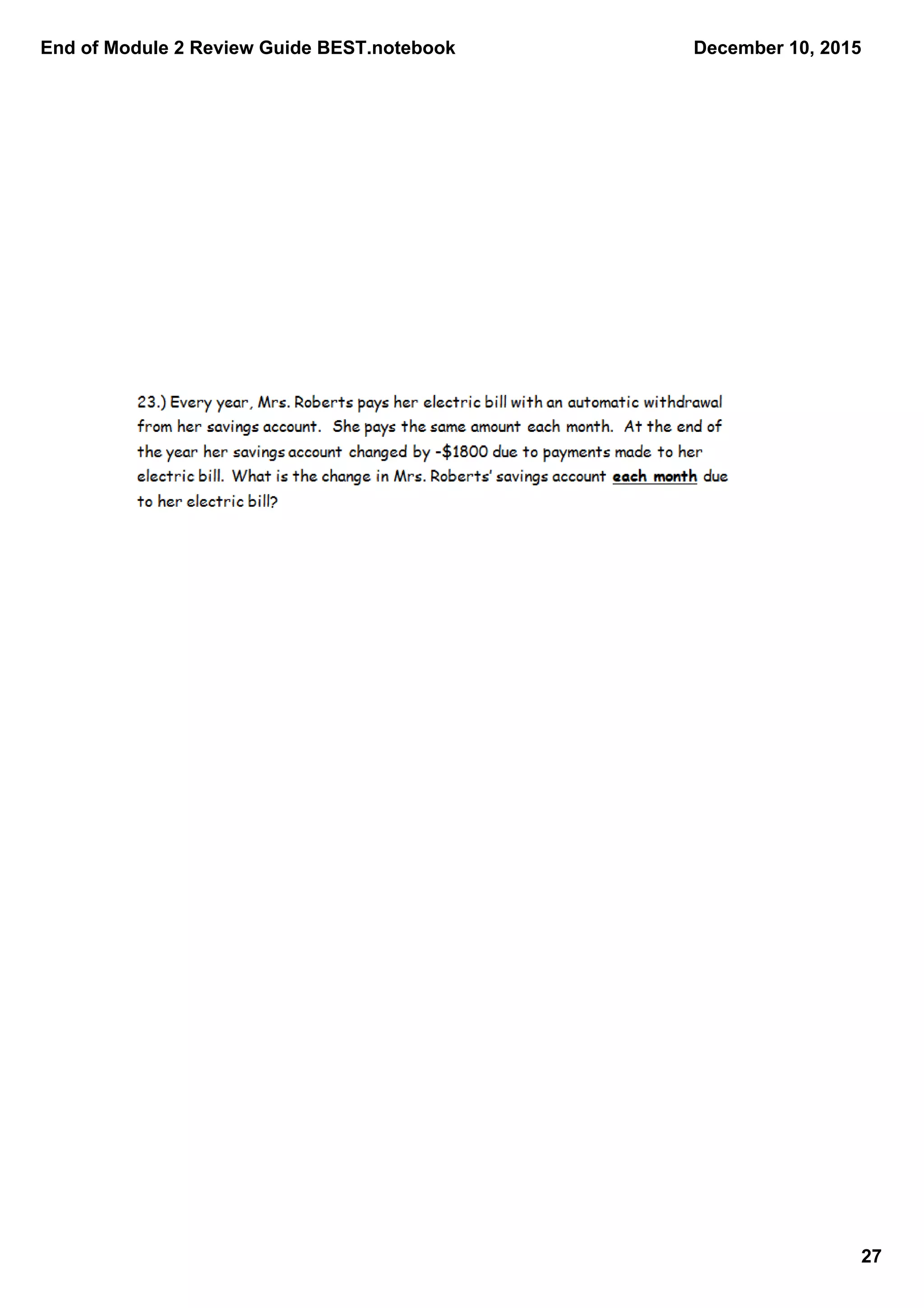 End of module 2 review guide best | PDF