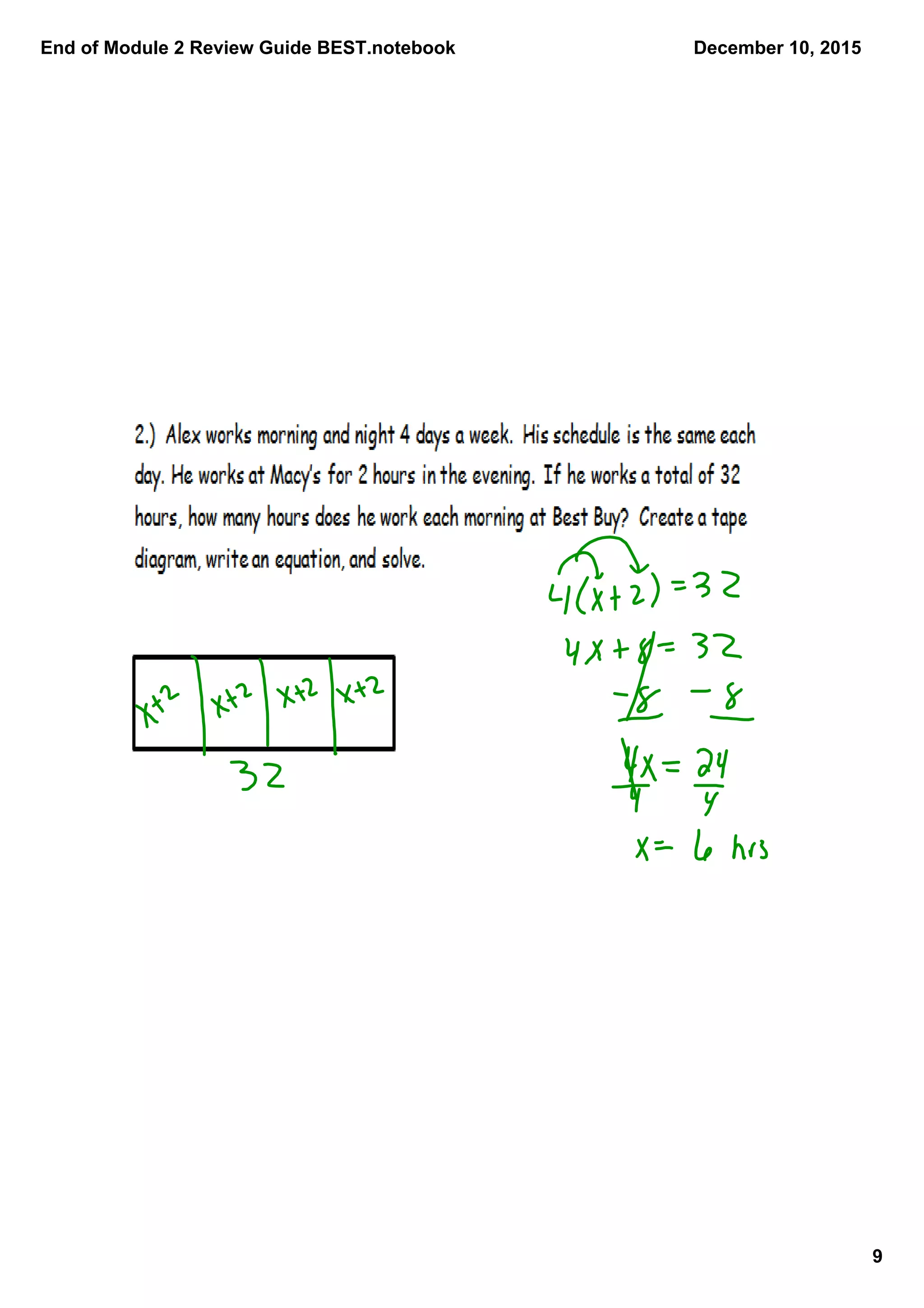 End of module 2 review guide best | PDF