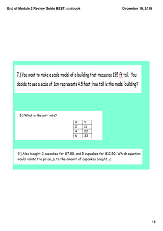 End of module 2 review guide best | PDF