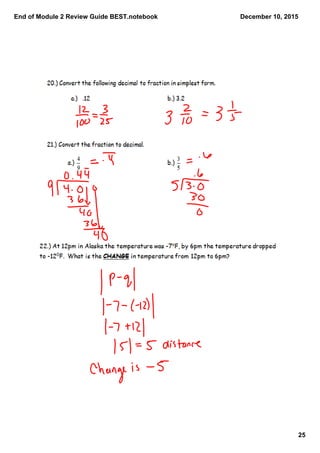 End of module 2 review guide best | PDF