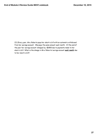 End of module 2 review guide best | PDF