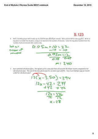 End of module 2 review guide best | PDF