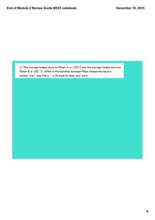 End of module 2 review guide best | PDF