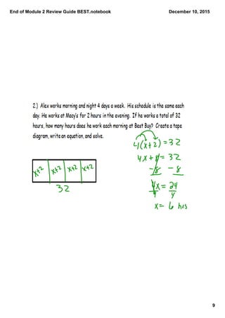 End of module 2 review guide best | PDF