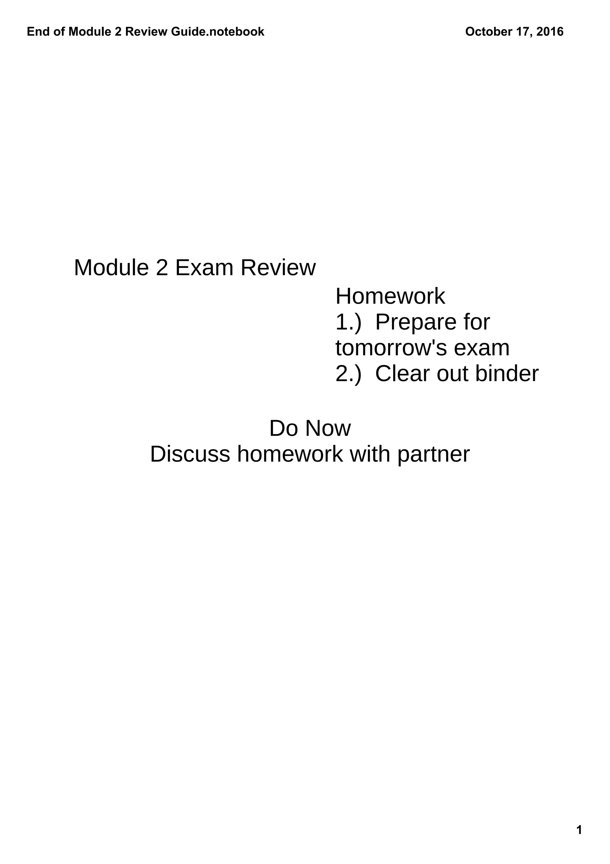 End of module 2 review with answers | PDF | Educational Assessment ...
