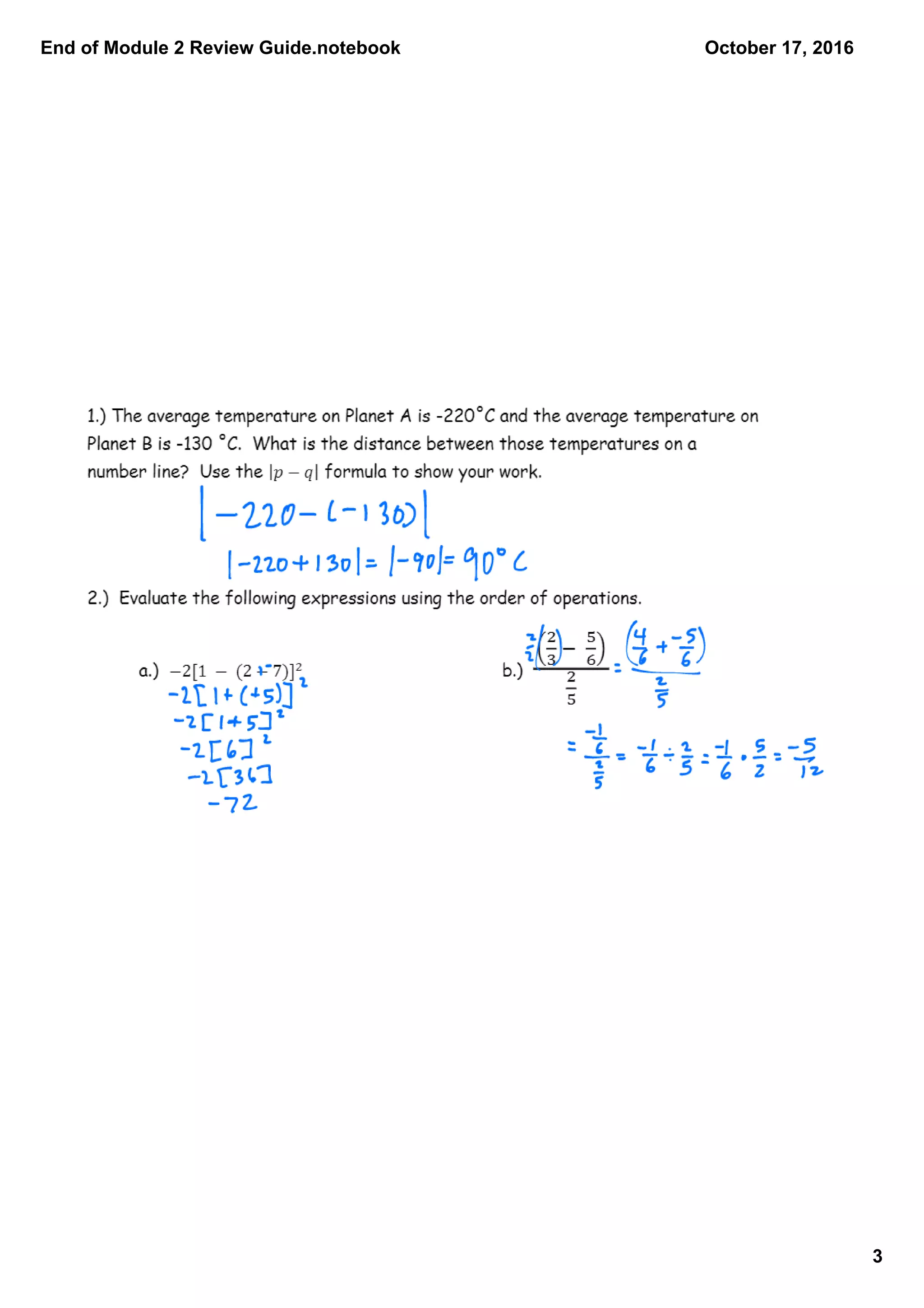 End of module 2 review with answers | PDF