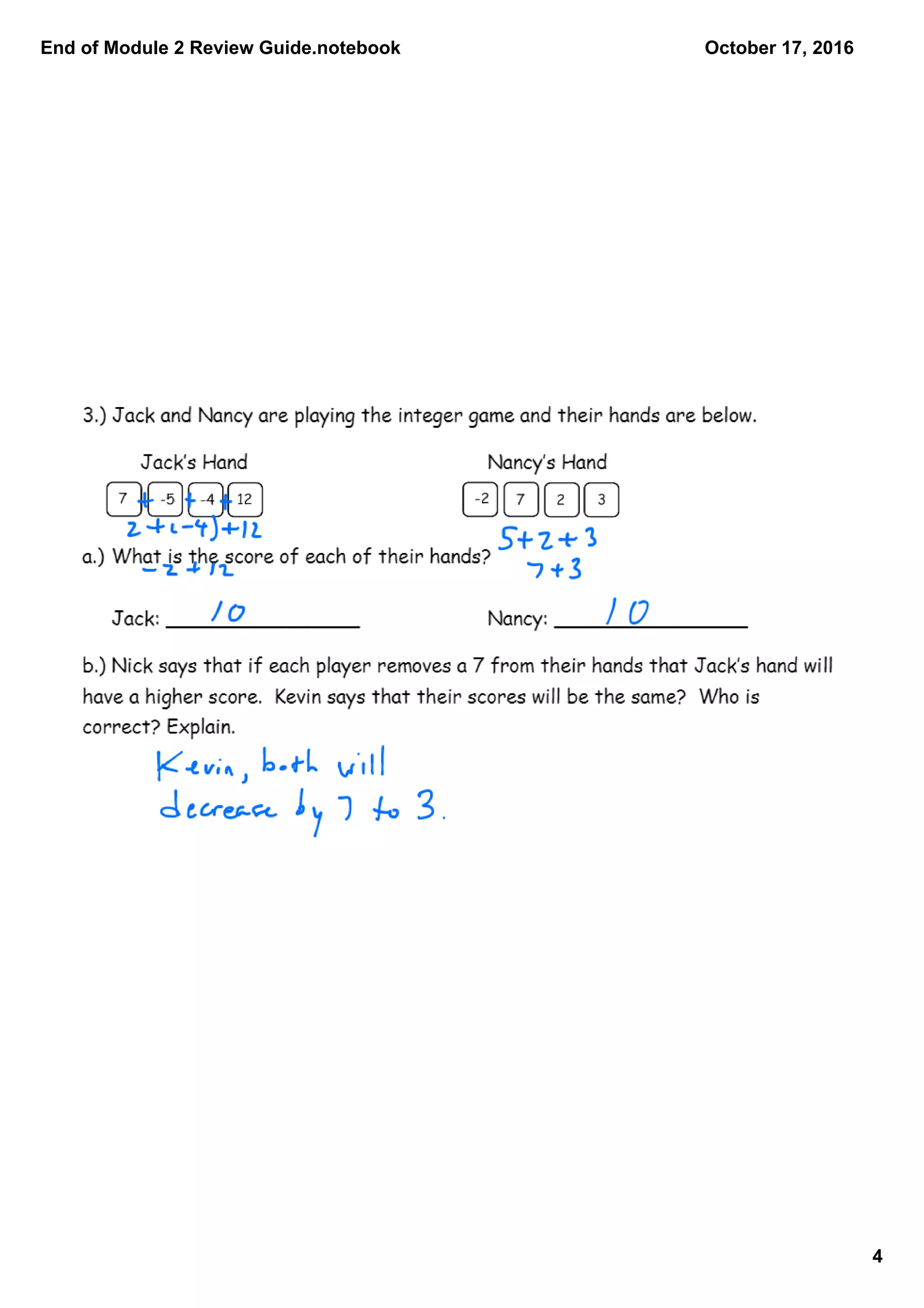 End of module 2 review with answers | PDF | Educational Assessment ...