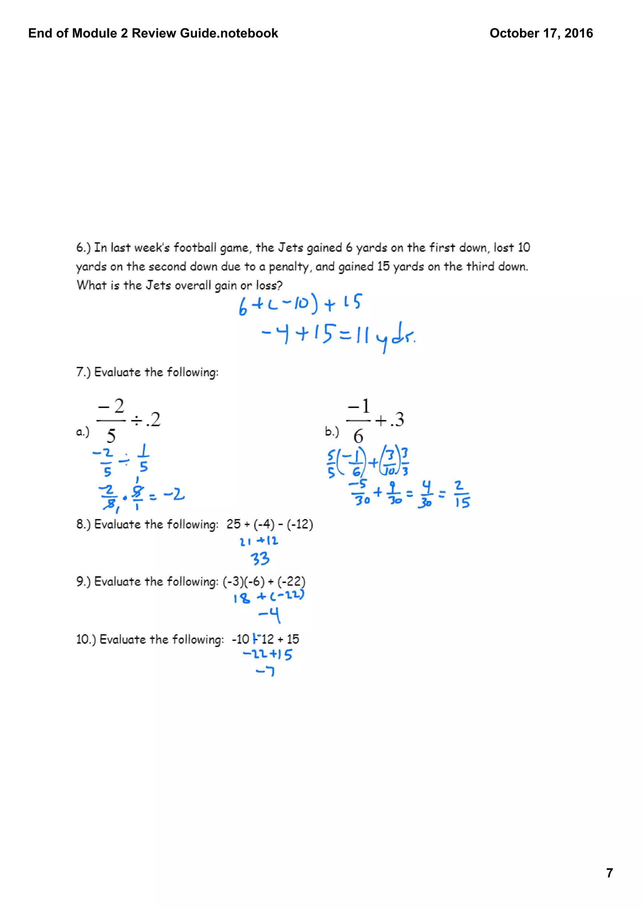 End of module 2 review with answers | PDF | Educational Assessment ...