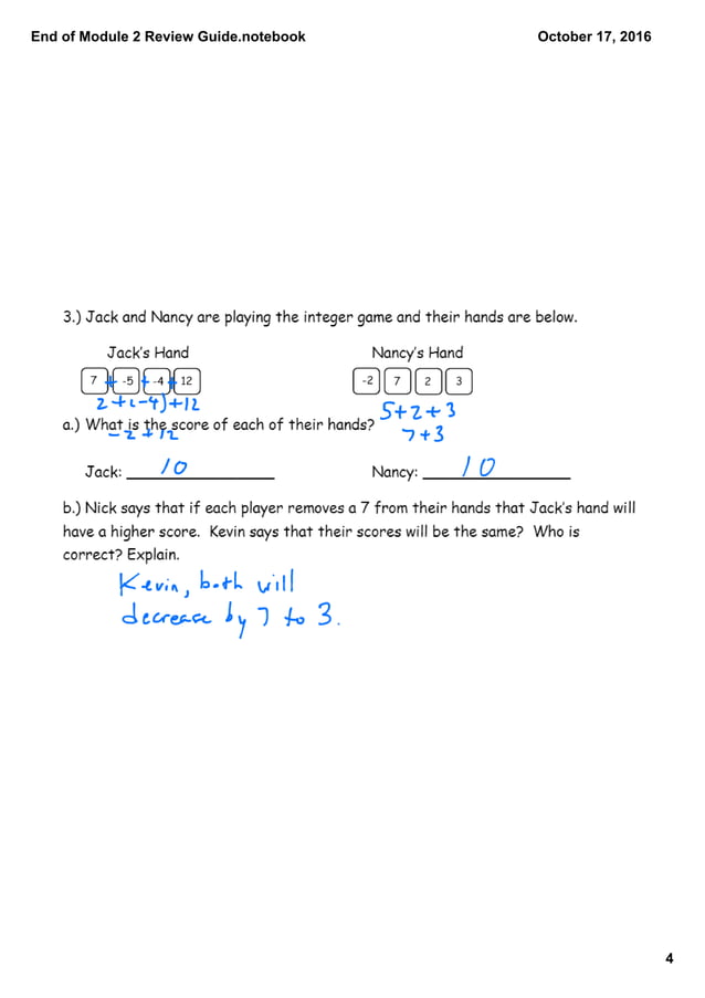 End of module 2 review with answers | PDF | Educational Assessment ...
