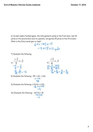 End of module 2 review with answers | PDF | Educational Assessment ...