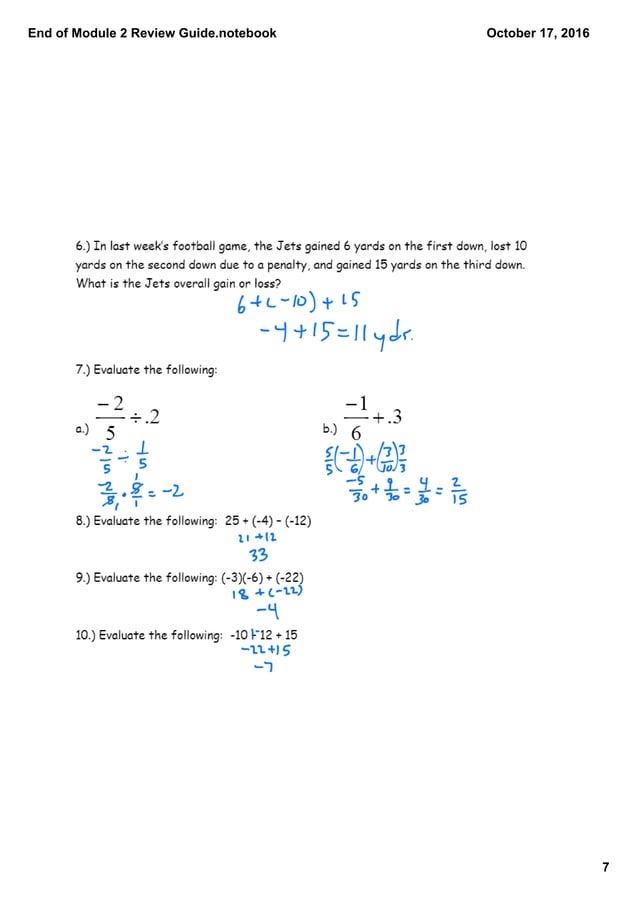 End of module 2 review with answers | PDF | Educational Assessment ...