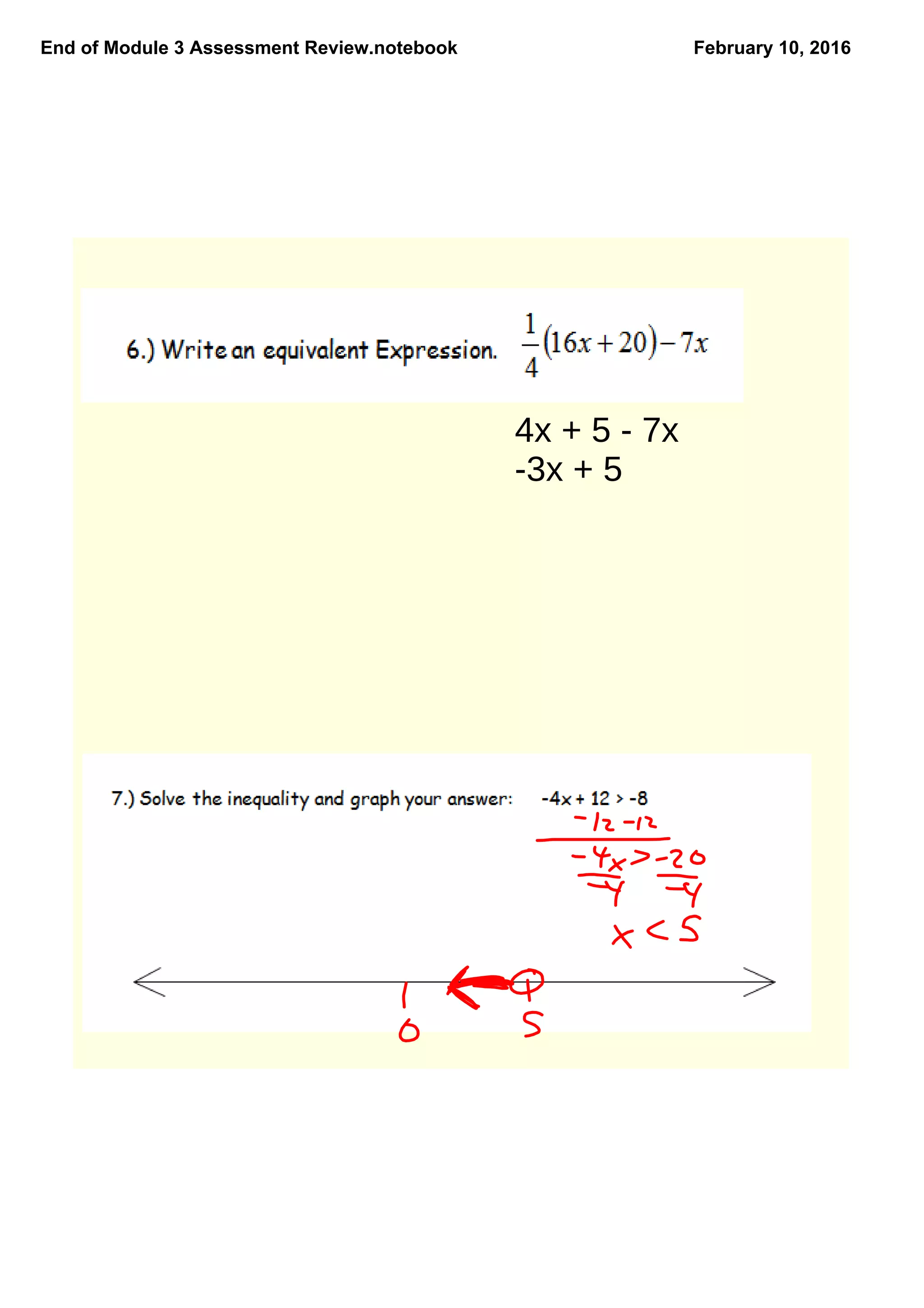 End of module 3 assessment review | PDF | Educational Assessment ...