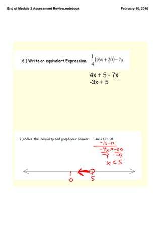 End of module 3 assessment review | PDF | Educational Assessment ...