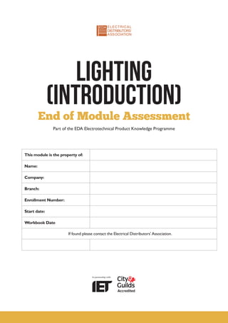 End of Module Assessment_Lighting (Introduction) test.pdf