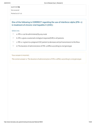 End of module exam ( module 8) | PDF