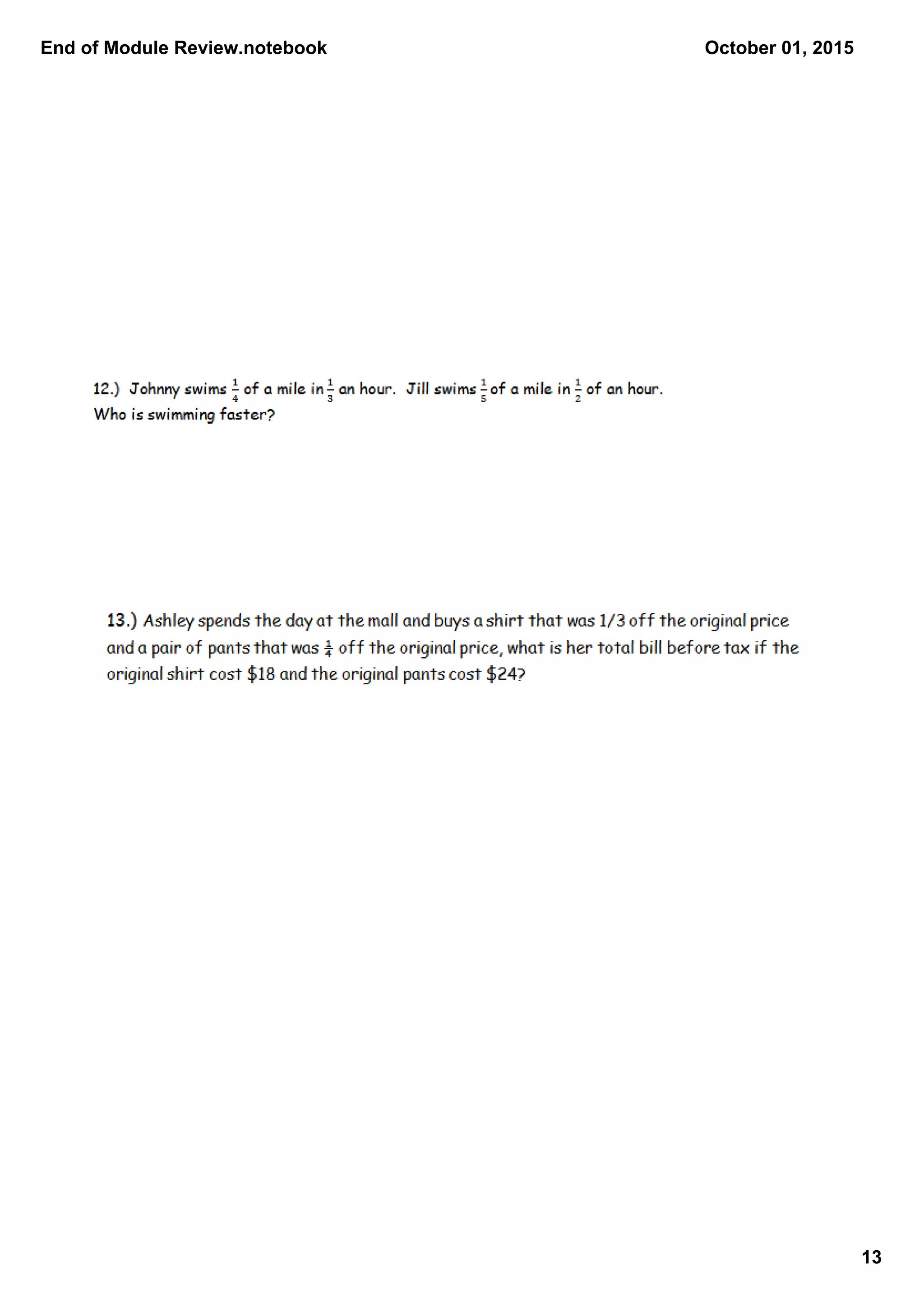 End of module review | PDF