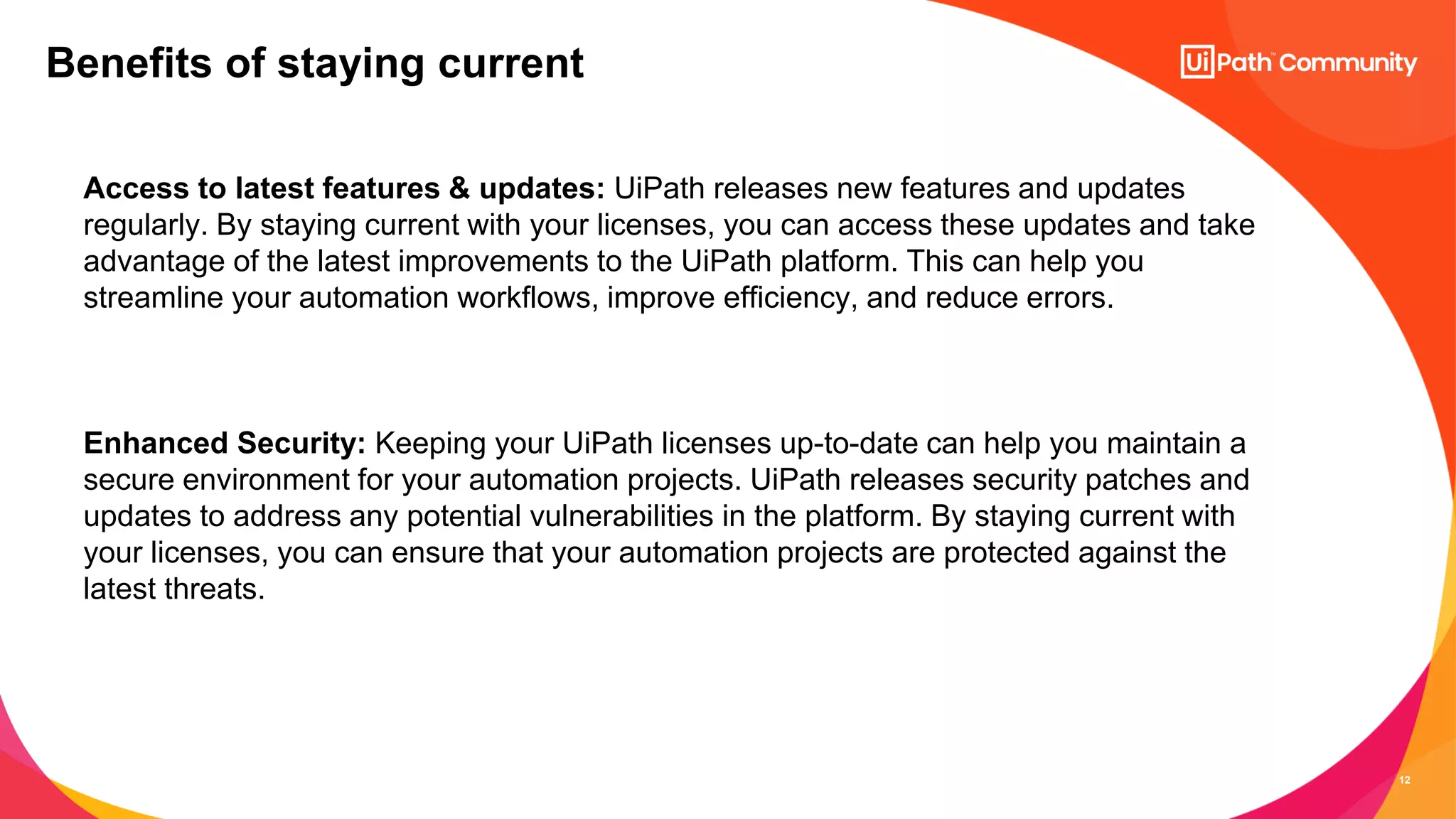 End of Support: Understanding the Impact, Timeline, and Benefits of Upgrading UiPath Products | PDF