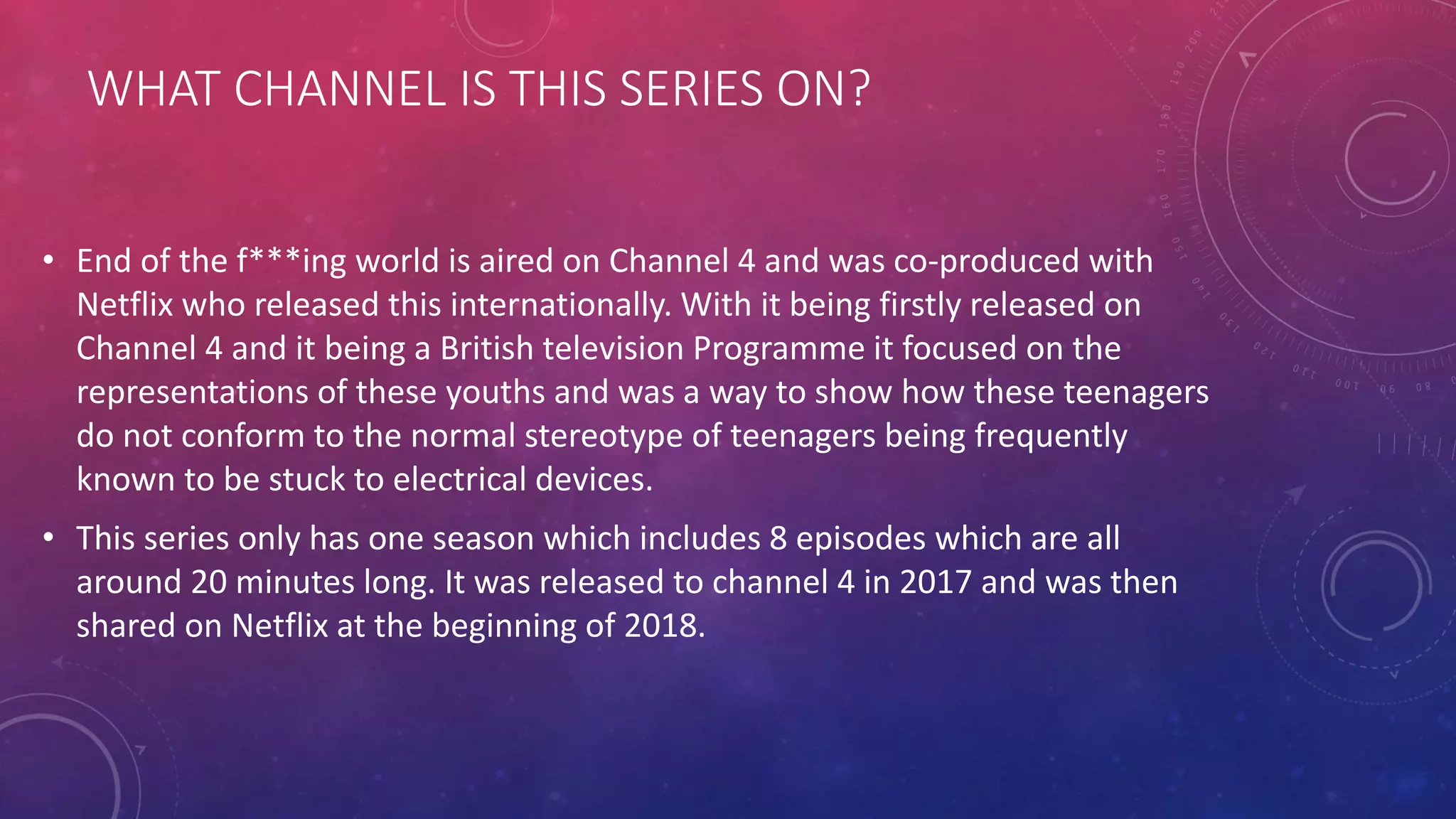 End of the f***ing world | PPT