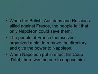 End of the french revolution and napoleon’s world | PPT