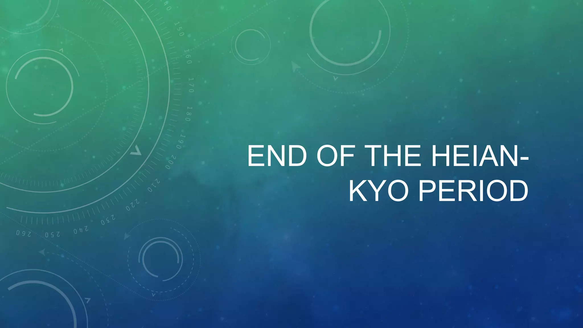 End of the heian kyo period | PPT