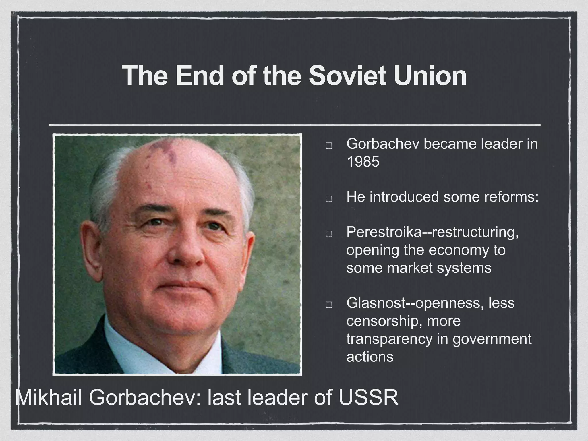End of the ussr | PPTX
