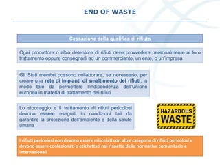 End of waste - Direttiva 2008/98/CE e Regolamenti su metallo, vetro ...