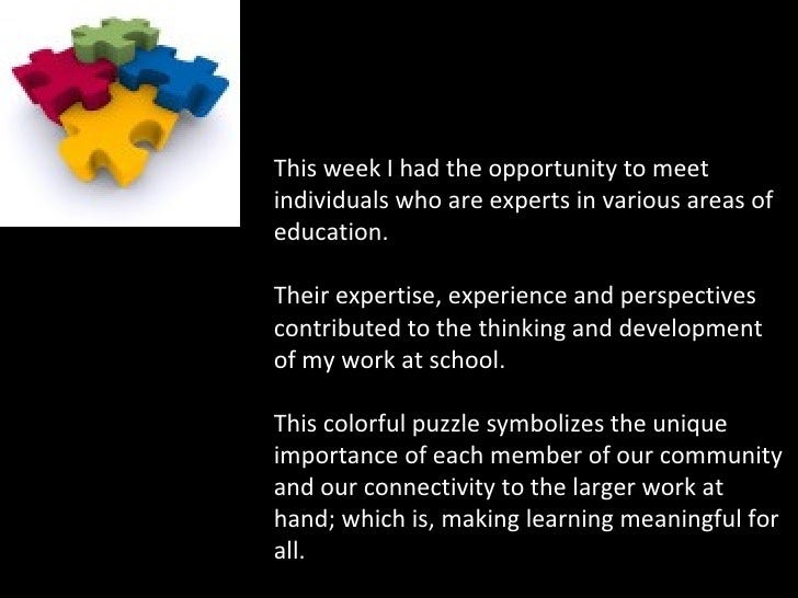 End Of Week Reflections