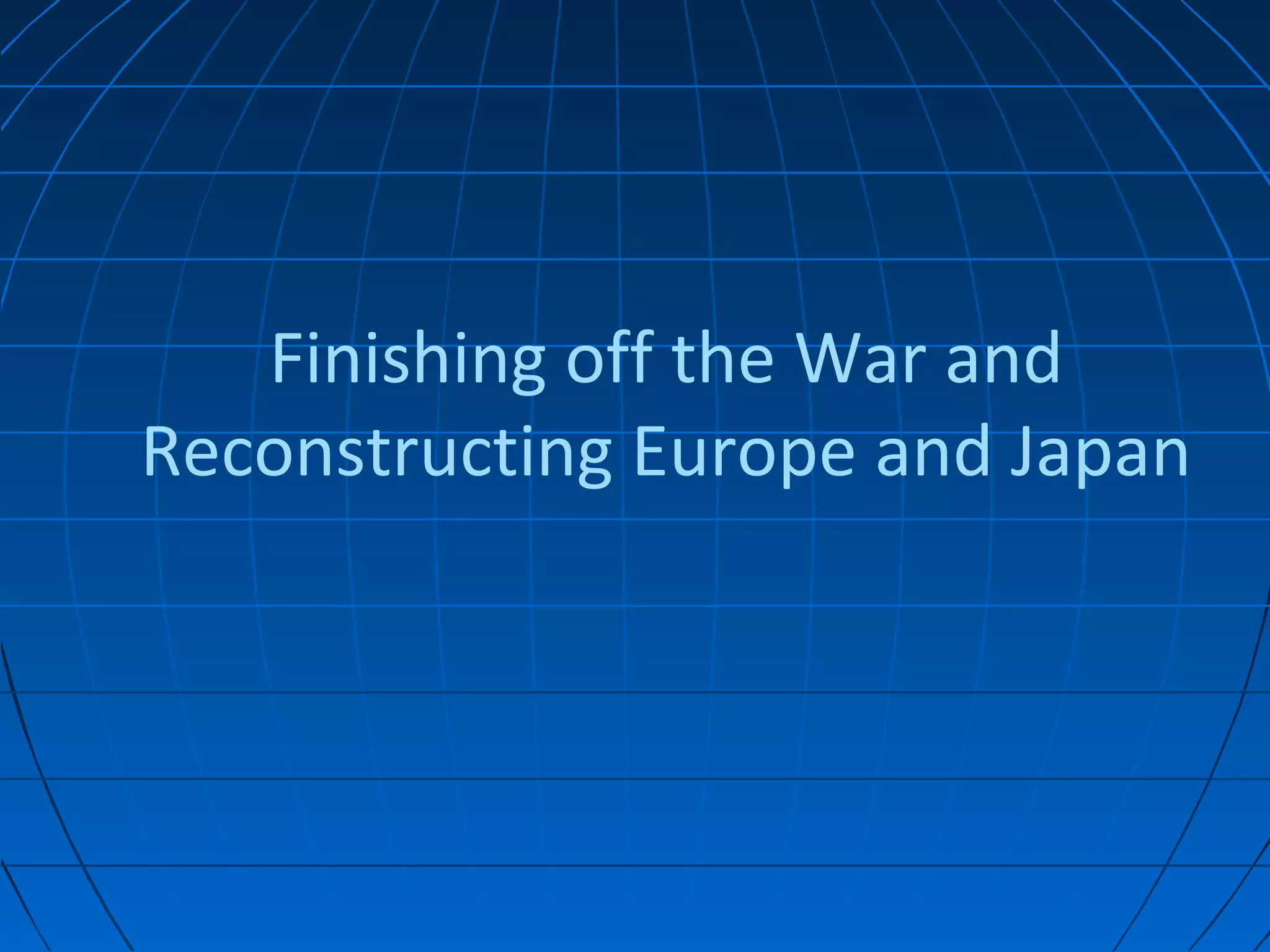 End of World War II | PPT