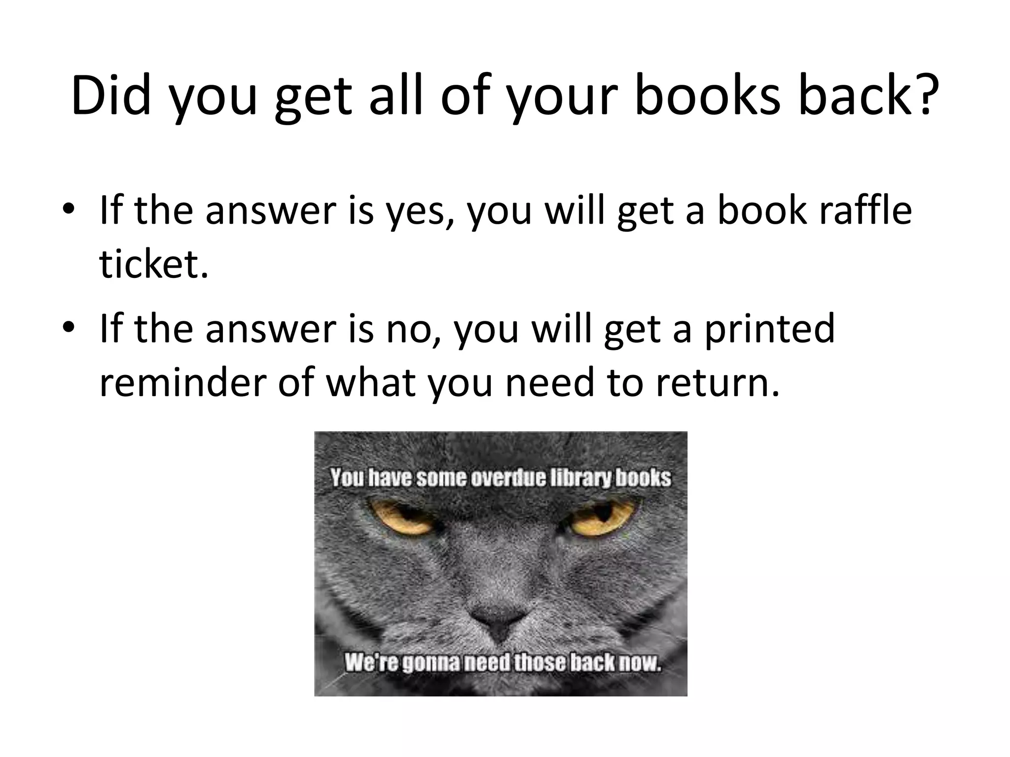 Library End of Year (Primary) | PPTX