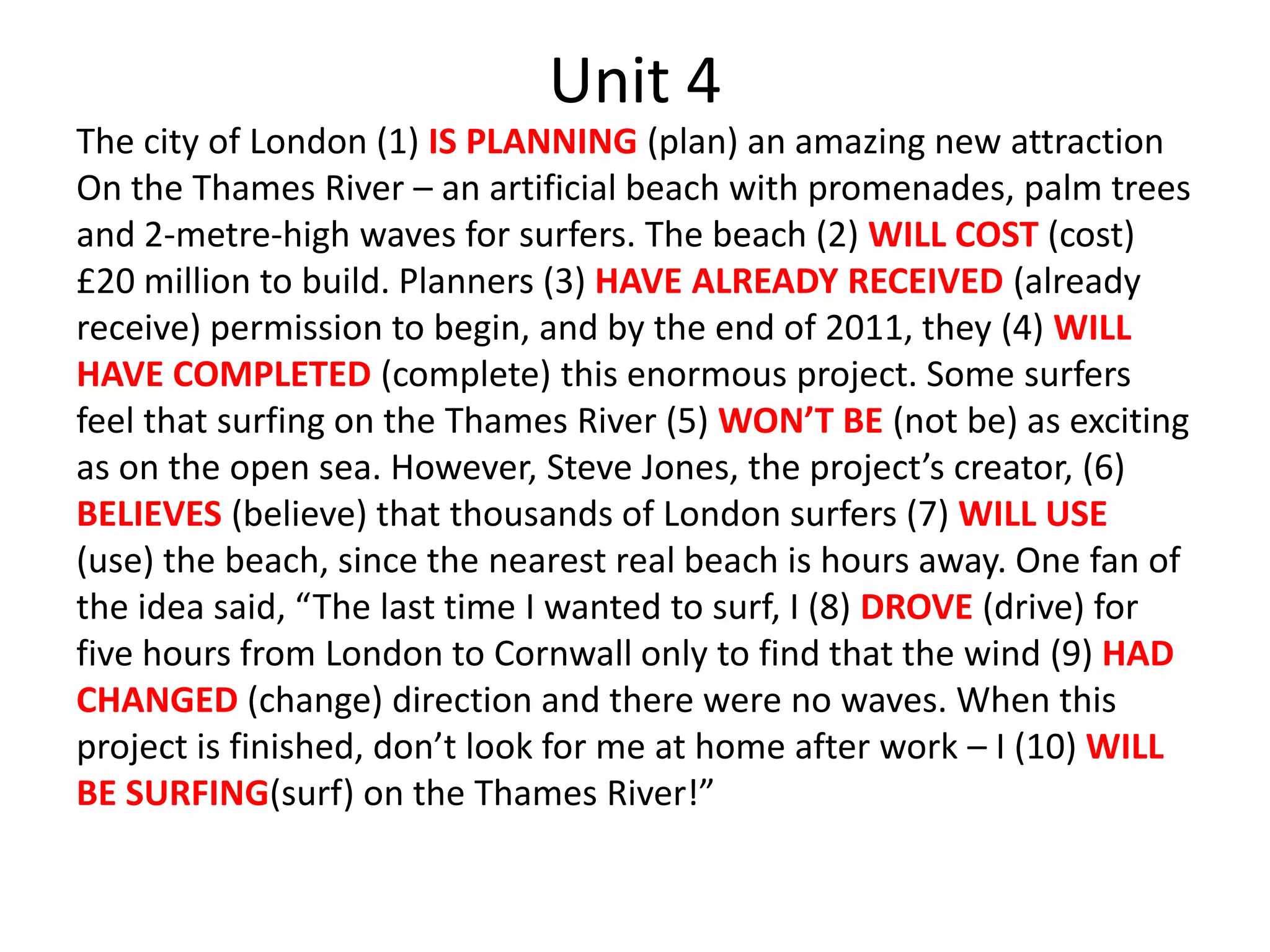 End of year revision. correction | PPTX