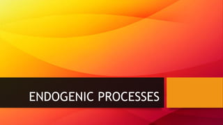 Endogenic and exogenic processes | PPTX