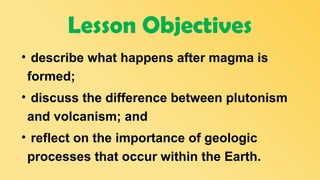 Endogenic Processes Plutonism Volcanism.pptx