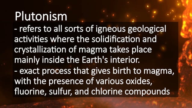 Endogenic Processes Plutonism Volcanism.pptx | Geology | Science