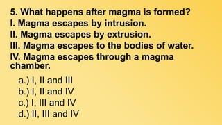Endogenic Processes Plutonism Volcanism.pptx