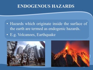 Endogenous disasters | PPTX