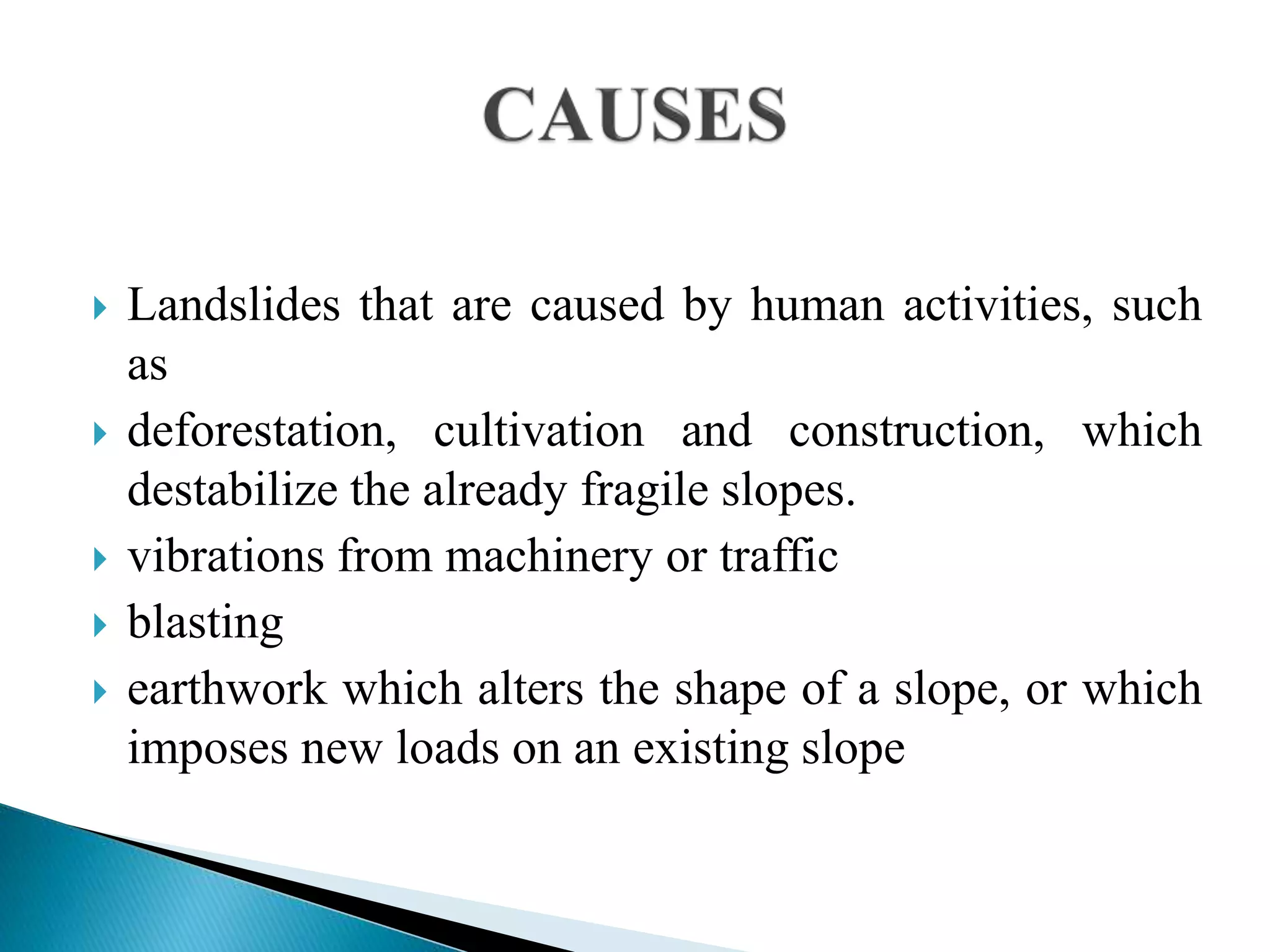 Endogenous disasters landslides | PPTX