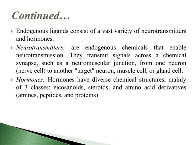 Endogenous ligands | PPT