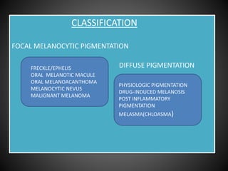 Endogenous pigmentation | PPTX