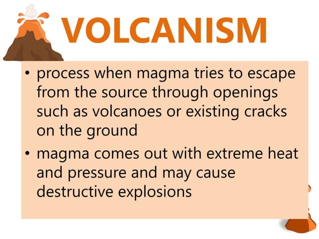 Endogenous processes on earth