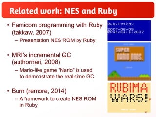 Optcarrot: A Pure-Ruby NES Emulator | PPT