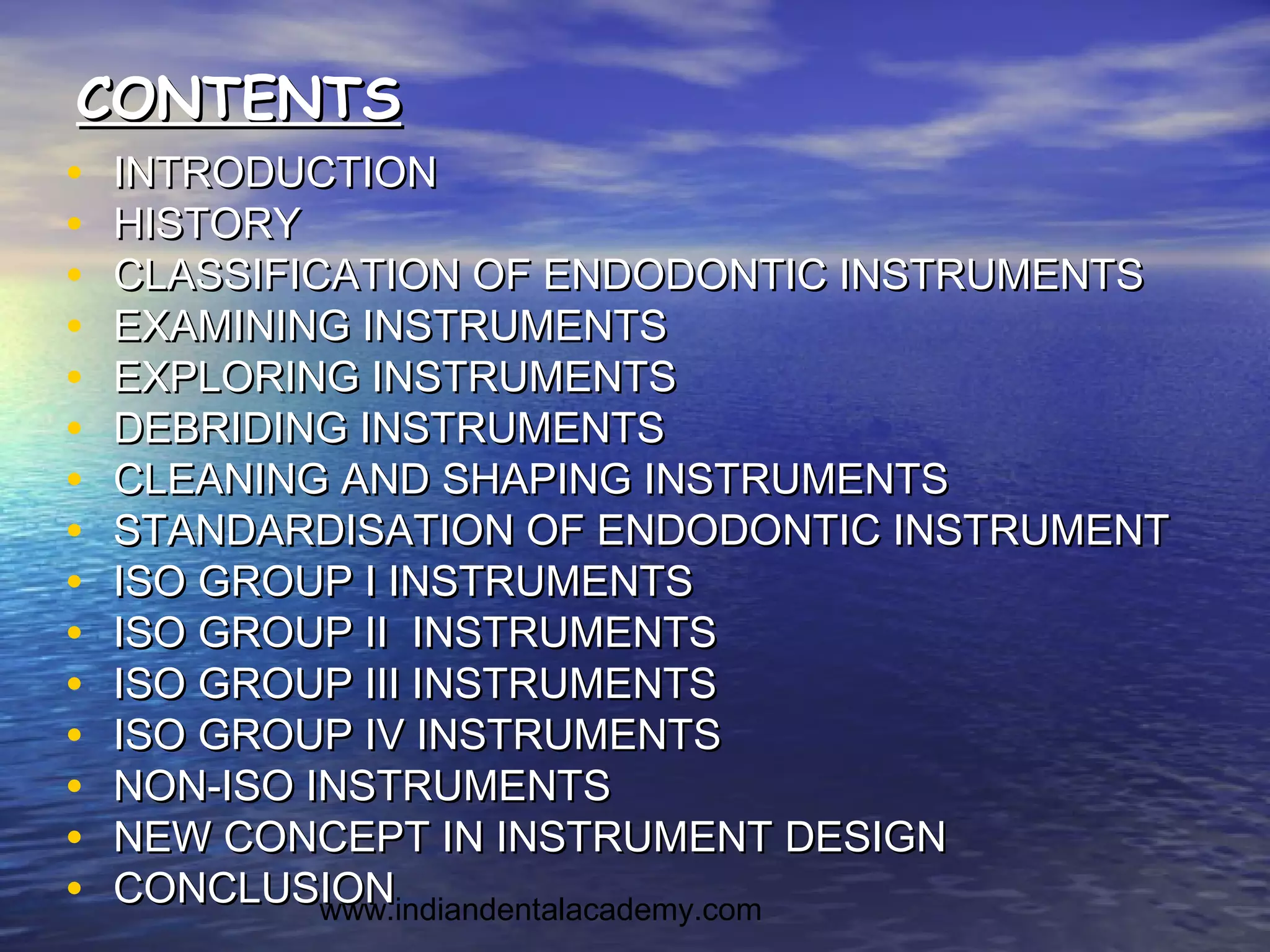Endodontic instruments /certified fixed orthodontic courses by Indian ...